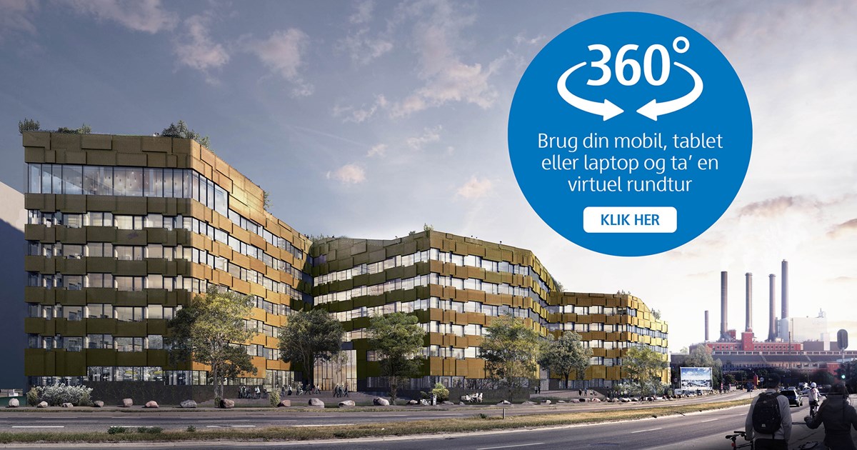 Tag en 360 graders tur rundt i kontorhuset Cph Highline | www.skanska.dk