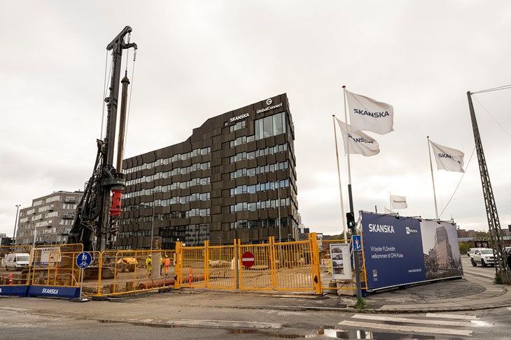 Første spadestik til FLSmidths nye domicil | www.skanska.dk